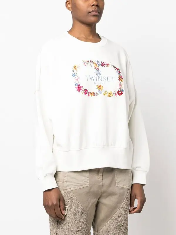 TWINSET Logo-embroidered Sweatshirt