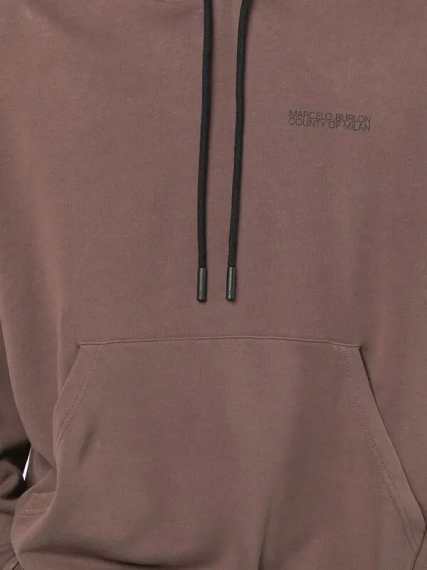 COUNTY OF MILAN Tempera Cross Over Hoodie