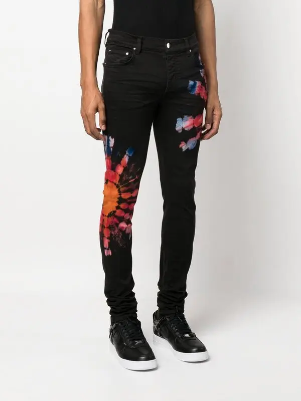 Amiri Tie-dye Print Jeans