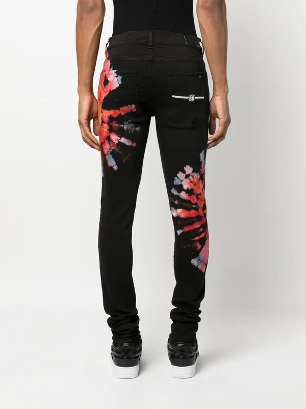 Amiri Tie-dye Print Jeans