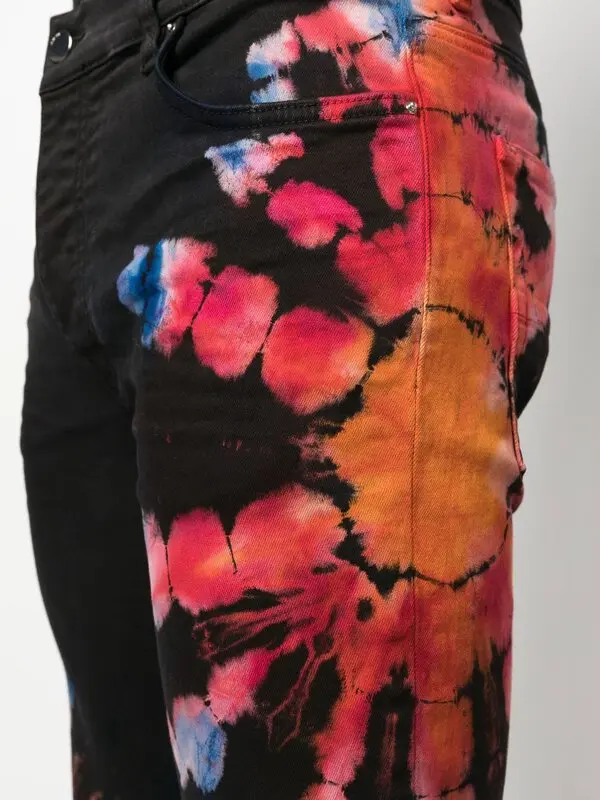Amiri Tie-dye Print Jeans