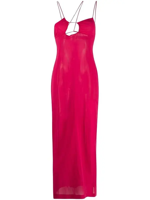 NENSI DOJAKA Semi-sheer Maxi Dress