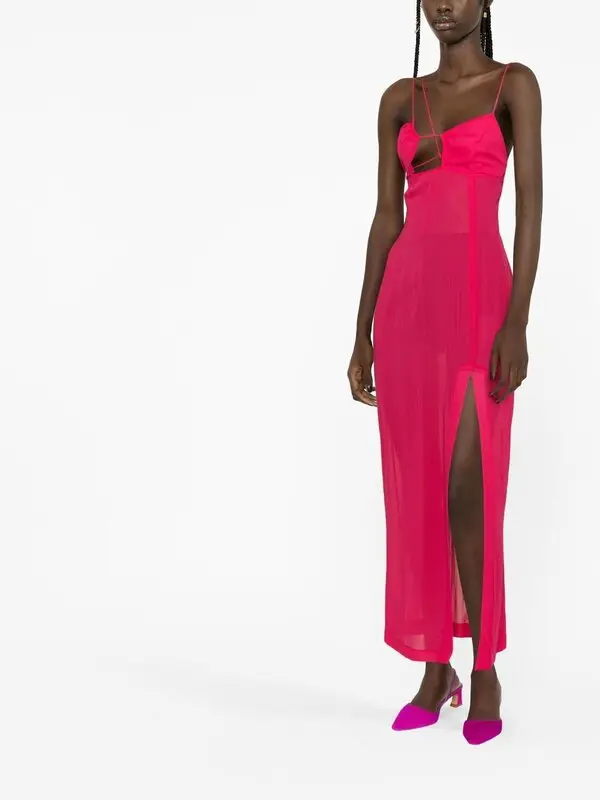 NENSI DOJAKA Semi-sheer Maxi Dress