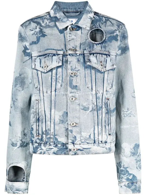Off-White Sky Meteor Denim Jacket - Blue