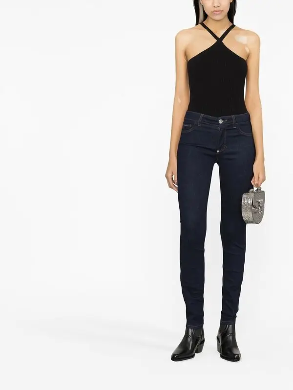 Philipp Plein Mid-rise Skinny Jeans - Blue