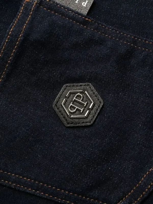 Philipp Plein Mid-rise Skinny Jeans - Blue