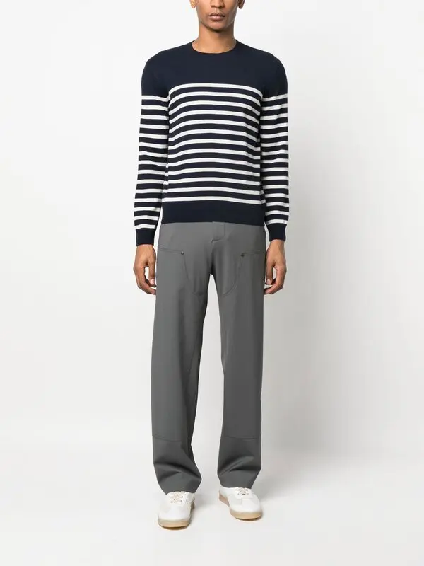 A.p.c. Striped Knitted Jumper