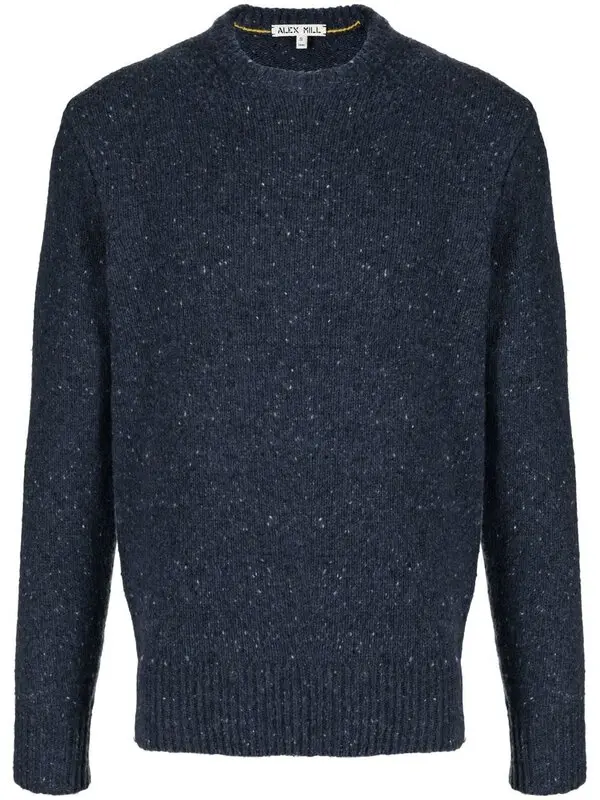ALEX MILL Textured-finish Merino-blend Jumper
