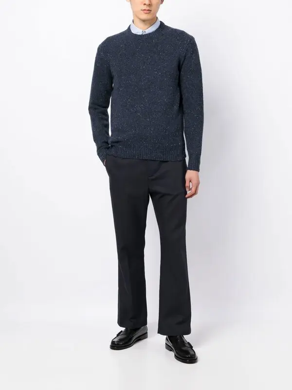 ALEX MILL Textured-finish Merino-blend Jumper