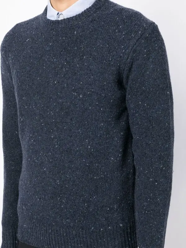 ALEX MILL Textured-finish Merino-blend Jumper