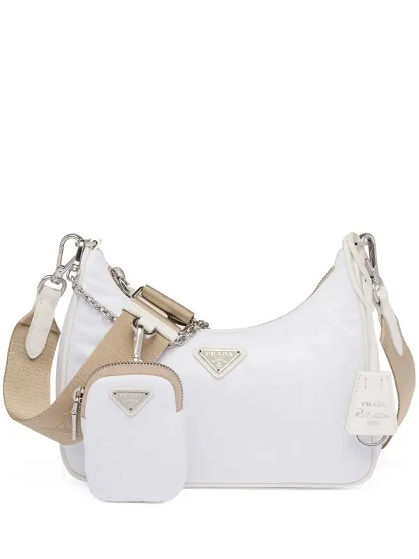Prada Re-edition Shoulder Bag - White