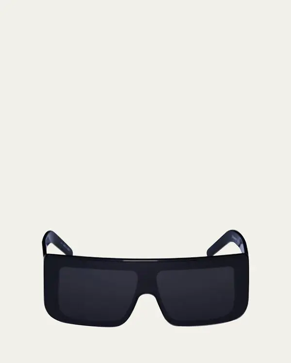 Rick Owens Thick Flat-top Square Sunglasses