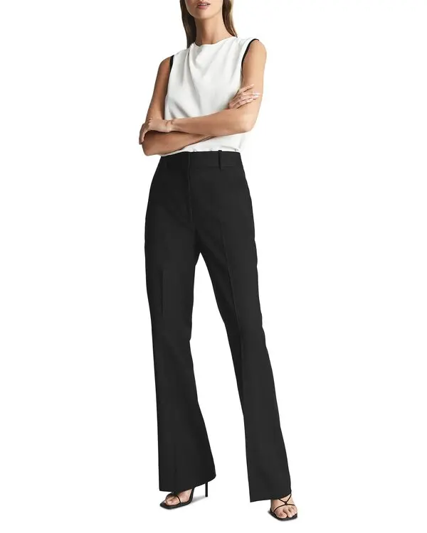 REISS Haisley Flared Leg Trousers
