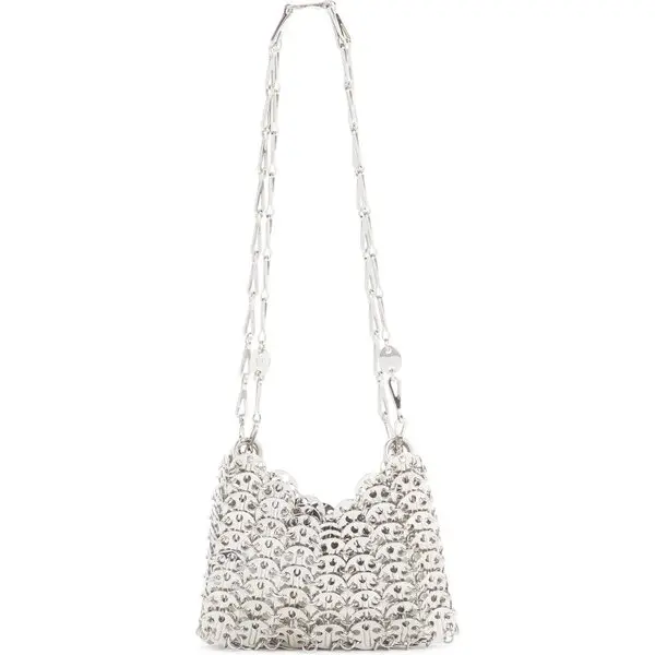 Rabanne Nano 1969 Icon Shoulder Bag - Silver