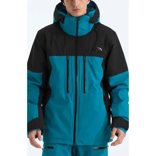 The North Face Chakal Waterproof Hooded Jacket - Dusk Blue/tnf Black