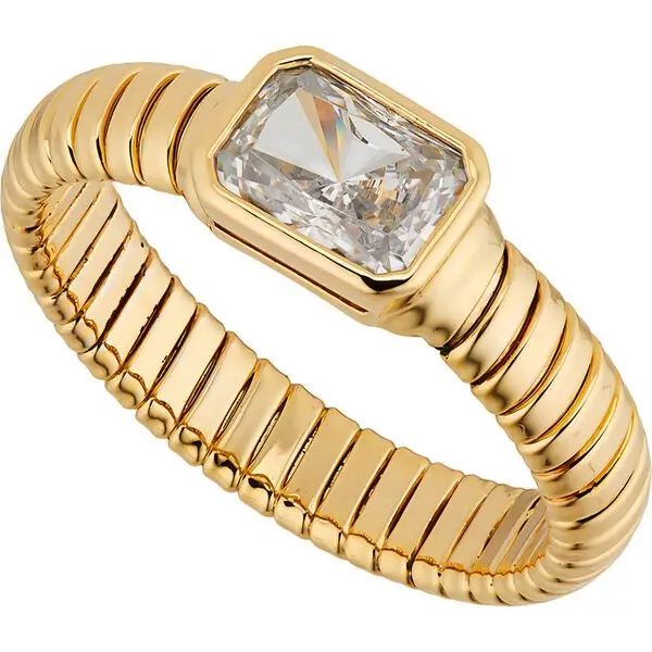 Nadri Omega Flex Ring - Gold