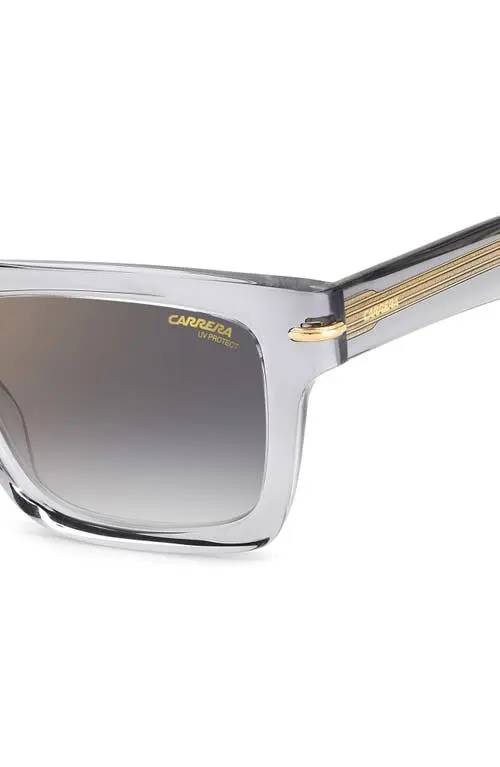 Carrera Eyewear 54mm Rectangular Sunglasses - Grey