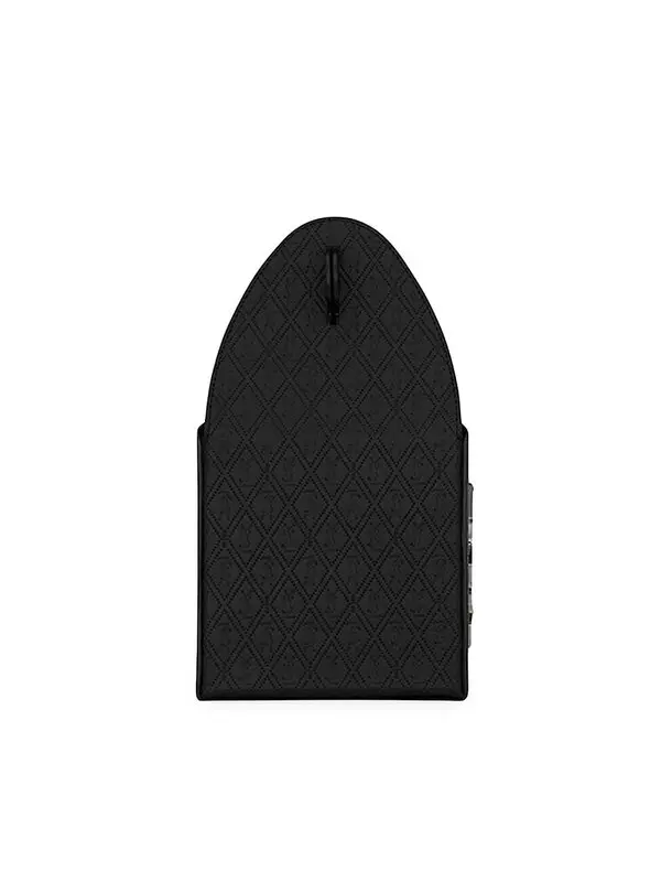 Saint Laurent Take Away Box Leather Bag - Black