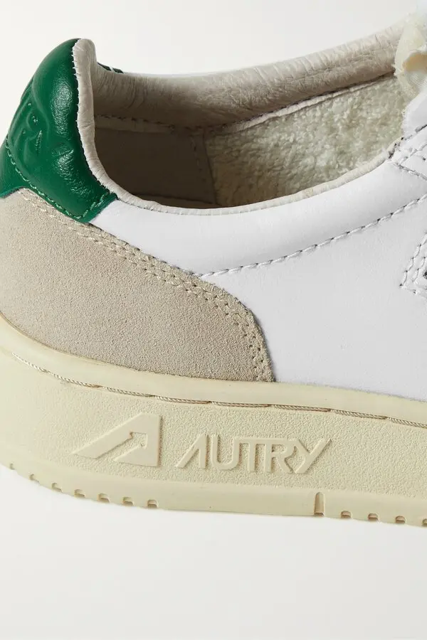 AUTRY Medalist Low Leather And Suede Sneakers - White
