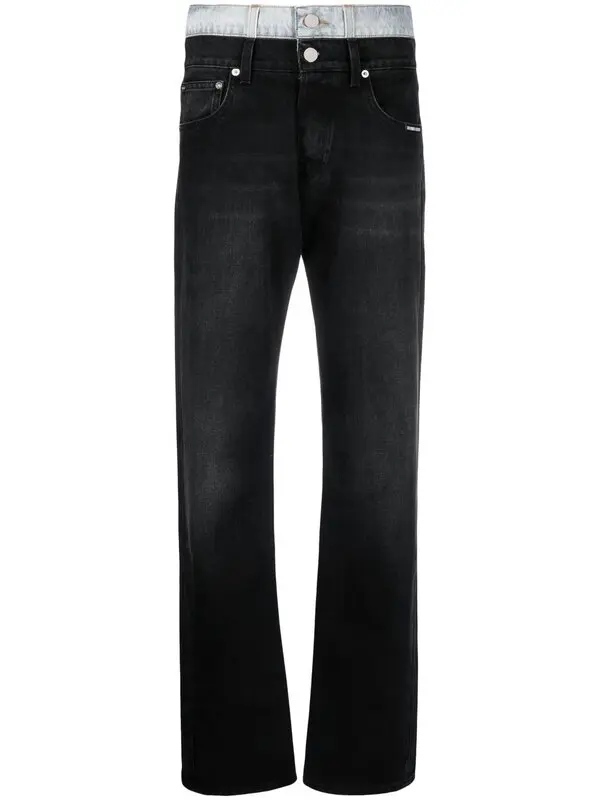 VTMNTS Mid-rise Straight-leg Jeans - Blue