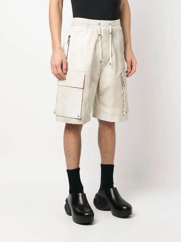 Balmain Faded-effect Cargo Shorts