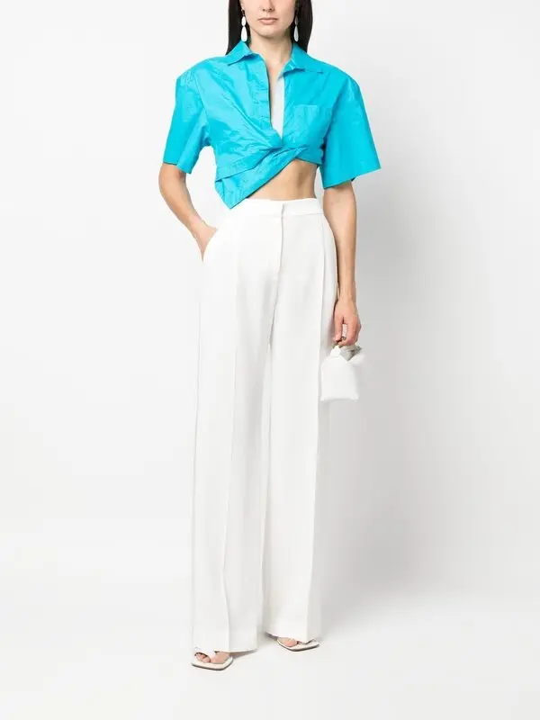 Alberta Ferretti Straight-leg Tailored Trousers