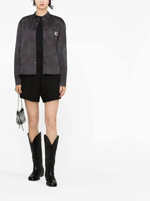 Raf Simons High-waisted Cotton Shorts