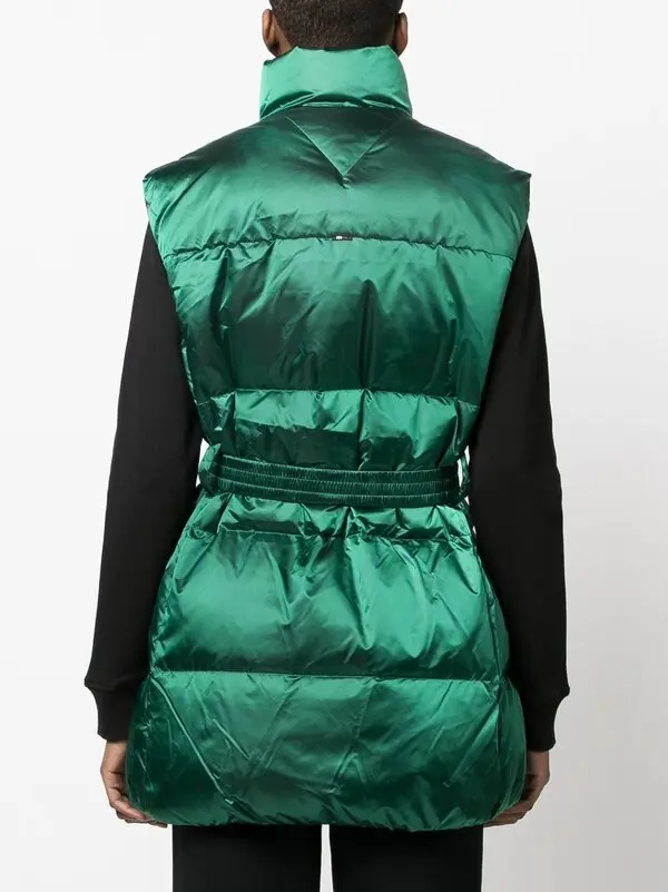 Tommy Hilfiger Logo-patch Padded Gilet - Green