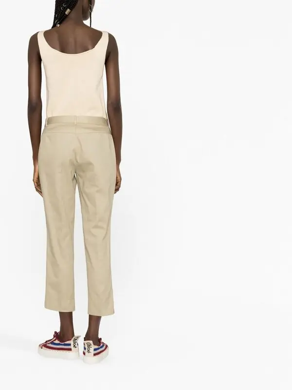 Aspesi Scoop Neck Knitted Vest Top - Neutrals