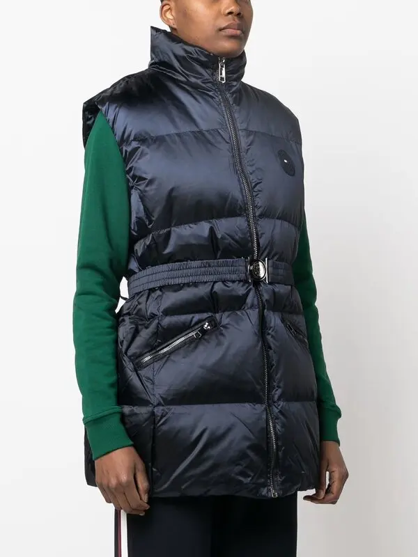 Tommy Hilfiger Logo-patch Padded Gilet - Blue