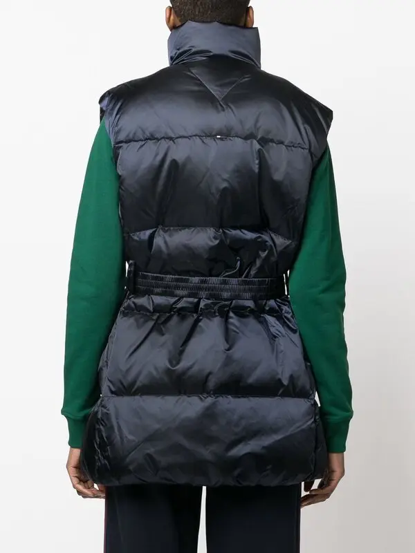 Tommy Hilfiger Logo-patch Padded Gilet - Blue