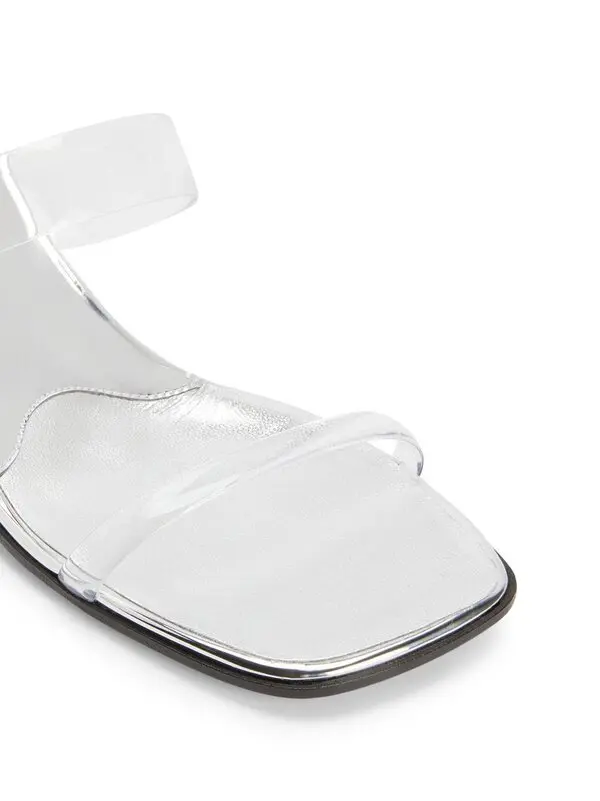 GIUSEPPE ZANOTTI Transparent Mid-block Sandals