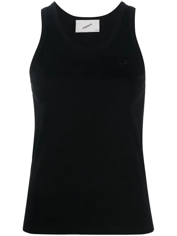 Coperni U-neck Tank Top - Black