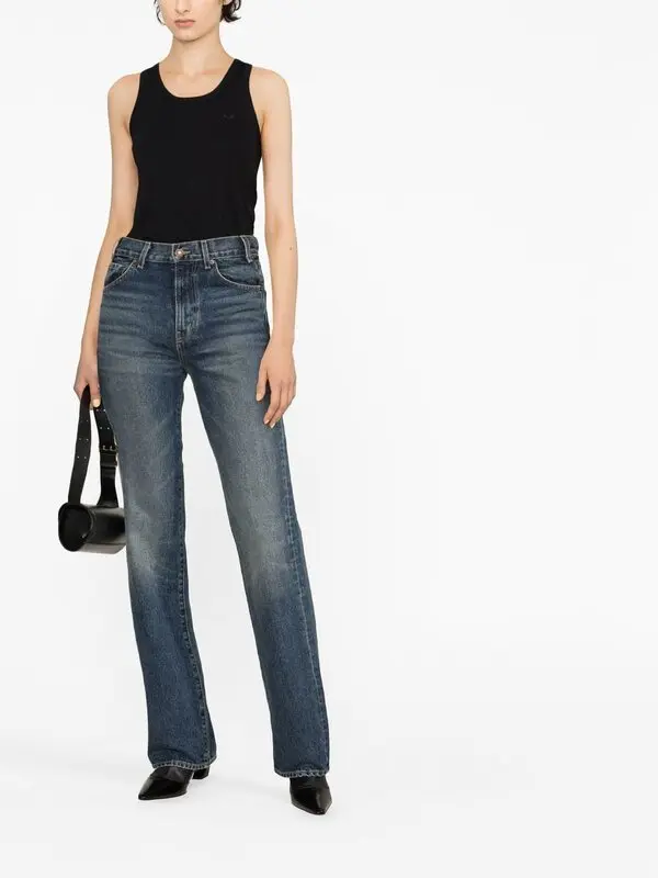 NILI LOTAN Flared-cut Leg Jeans - Blue
