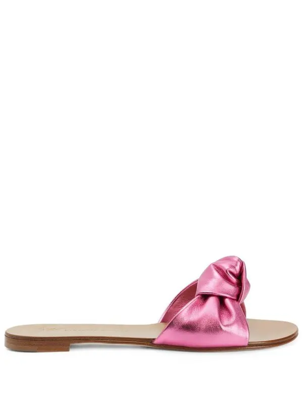 GIUSEPPE ZANOTTI Aycna Flat Sandals - Pink