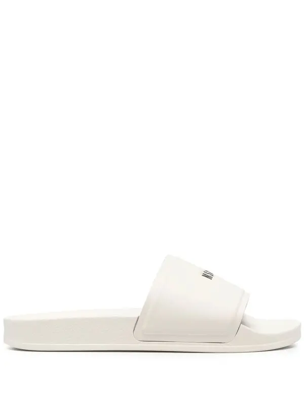 MSGM Logo-print Sliders - Neutrals