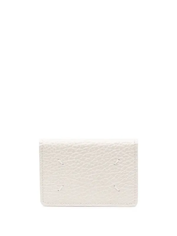 MAISON MARGIELA Four-stitch Leather Card Holder - Neutrals