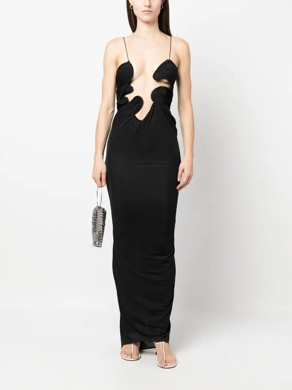 Christopher Esber Moulded Venus Maxi Dress - Black