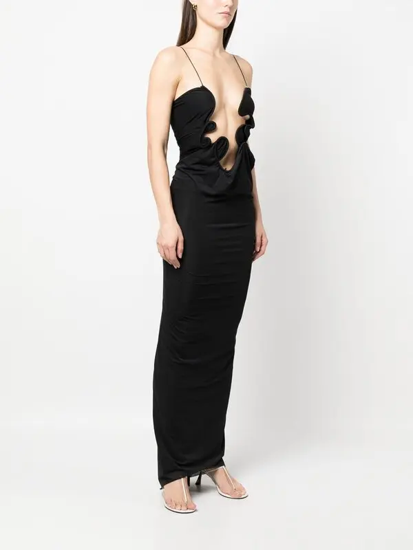 Christopher Esber Moulded Venus Maxi Dress - Black