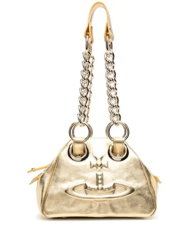 Vivienne Westwood Archive Orb Yasmine Shoulder Bag In Gold - 40