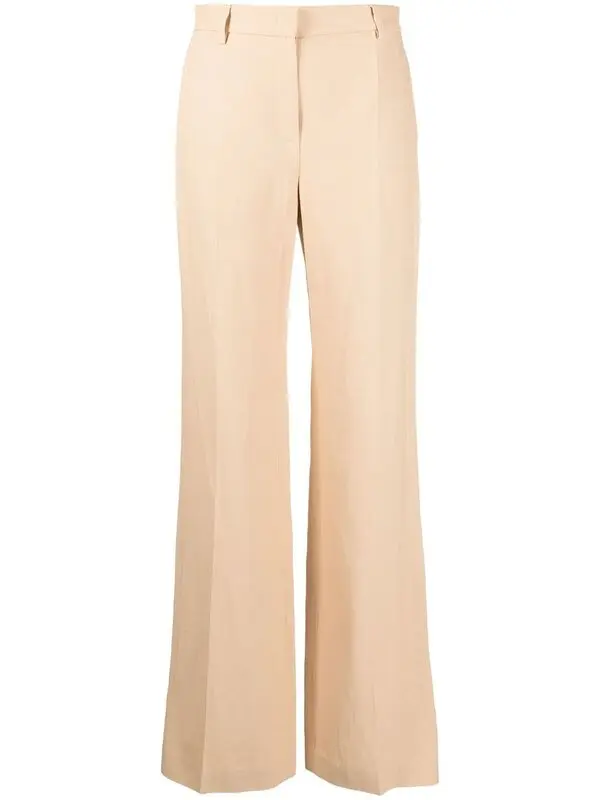 Alberta Ferretti High-waisted Straight-leg Trousers