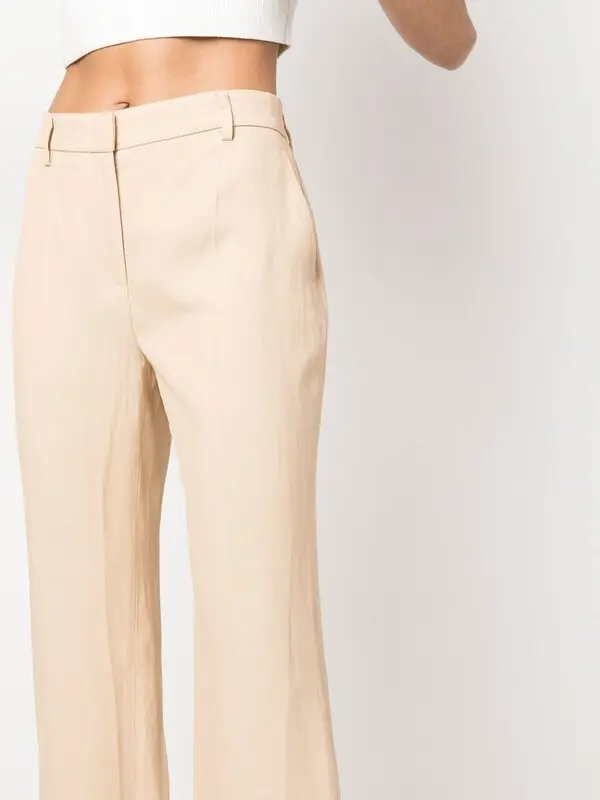 Alberta Ferretti High-waisted Straight-leg Trousers