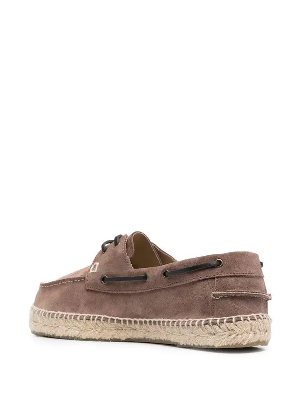Manebí Lace-up Espadrilles - Brown