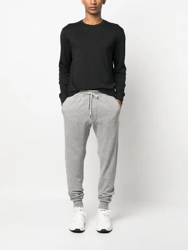 TOM FORD Round-neck Long-sleeve T-shirt - Black
