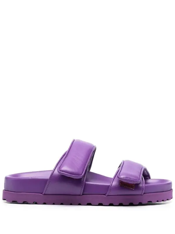 GIABORGHINI X Pernille Teisbaek Double-strap Slides - Purple