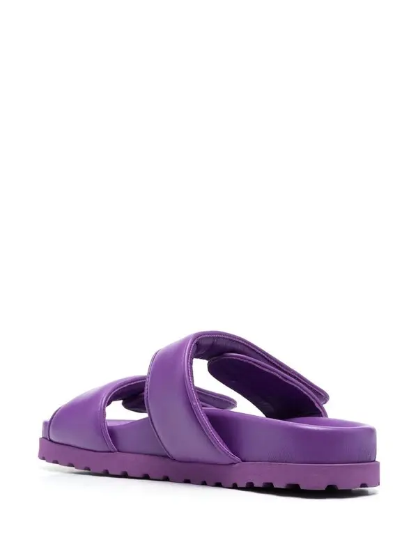 GIABORGHINI X Pernille Teisbaek Double-strap Slides - Purple