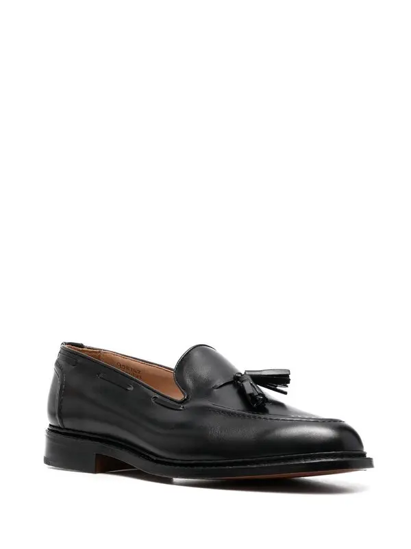 TRICKER'S Tassel-detail Leather Loafers - Black