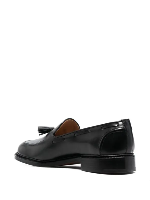 TRICKER'S Tassel-detail Leather Loafers - Black