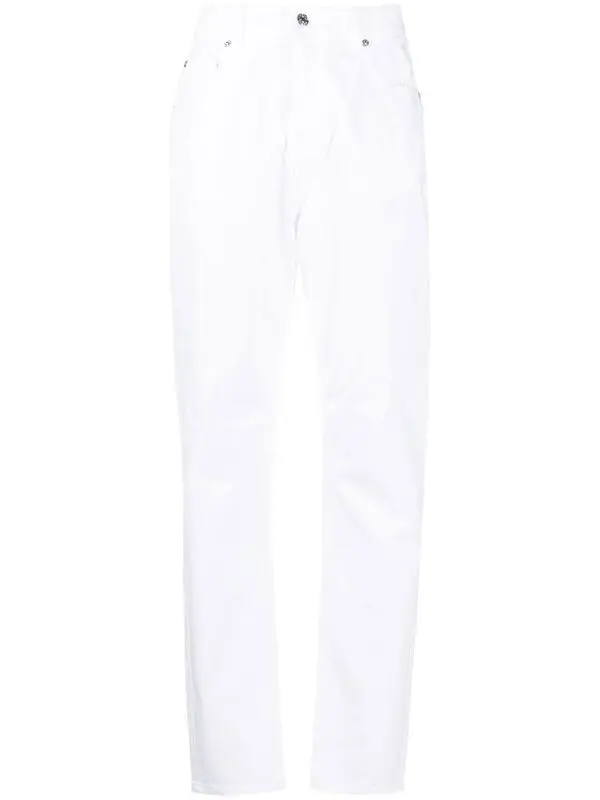 Iceberg High-waisted Straight-leg Jeans - White