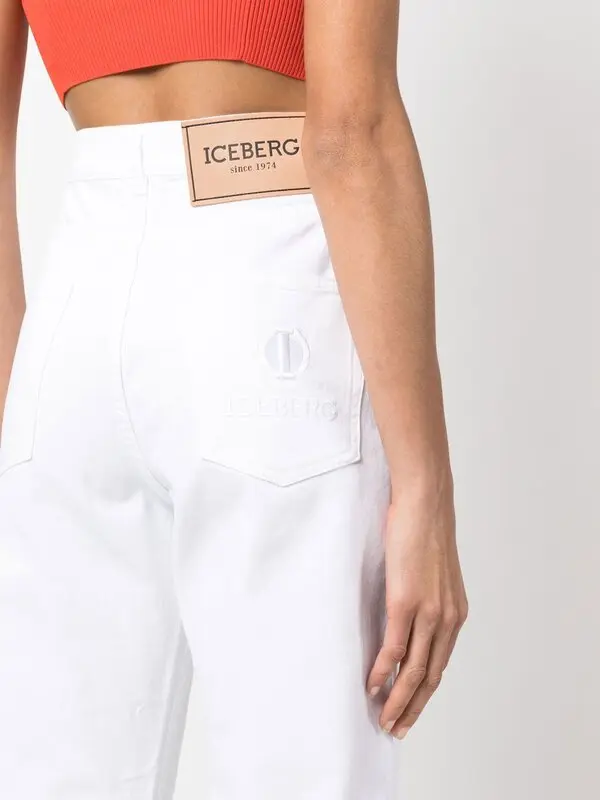 Iceberg High-waisted Straight-leg Jeans